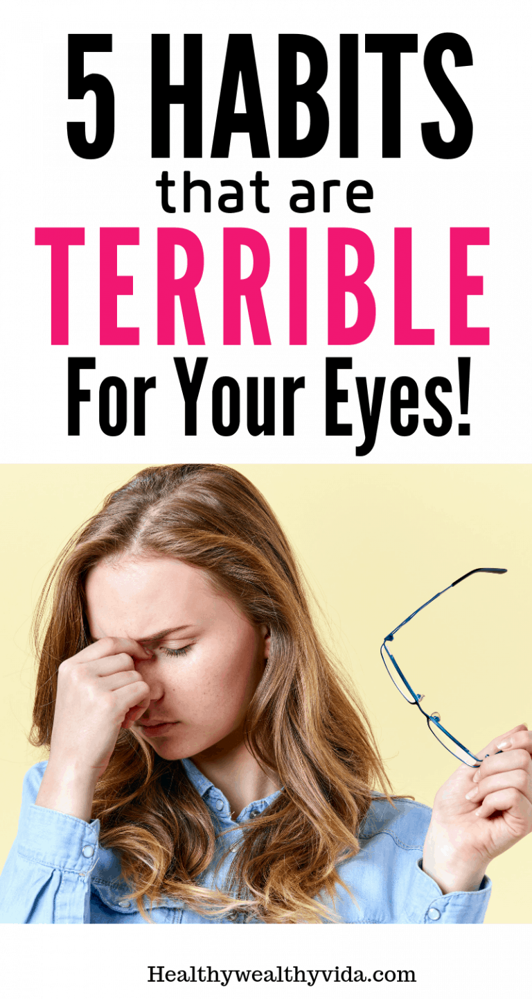 5 Habits That Are Terrible For Your Eyes (& HOW TO FIX THEM)