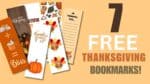 Festive Thanksgiving Bookmarks (FREE PRINTABLE DOWNLOAD)
